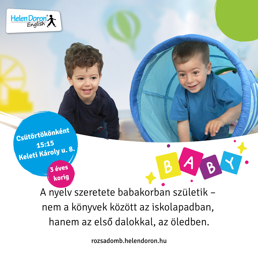 Baba angol a 2. kerületben - Helen Doron Rózsadomb